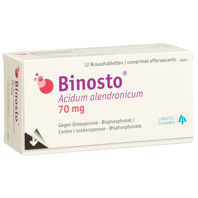 BINOSTO cpr eff 70 mg sach 12 pce | Commander en ligne