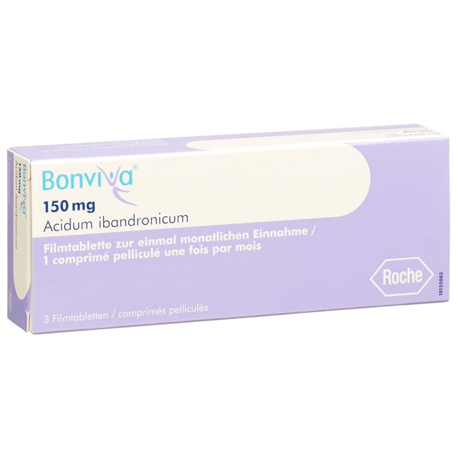 BONVIVA Filmtabl 150 mg Blist 3 Stk | Online bestellen