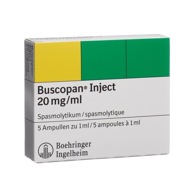 BUSCOPAN Inject sol inj 20 mg/ml amp 1 ml | Commander en ligne