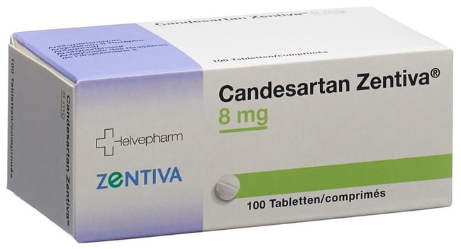 CANDESARTAN Zentiva cpr 8 mg blist 100 pce | Commander en ligne