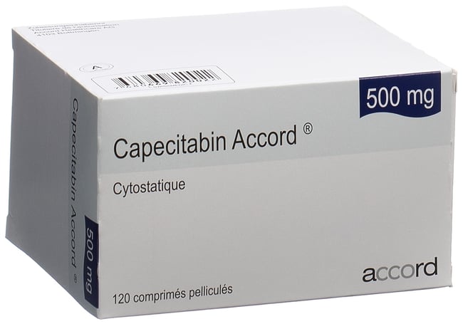 CAPECITABINE Accord Filmtabl 500 mg Blist 120 Stk | Online bestellen