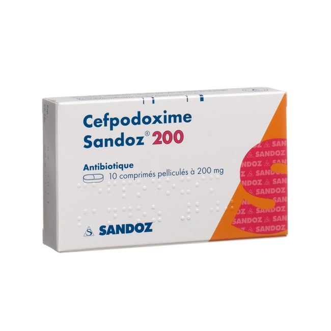 CEFPODOXIME Sandoz Filmtabl 200 mg Blist 10 Stk | Online bestellen