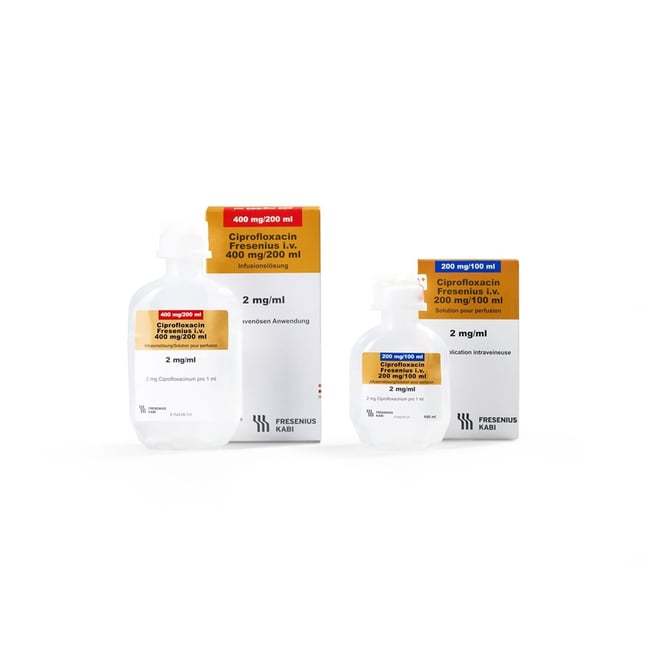 CIPROFLOXACINE Fresenius Inf Lös 200 mg/100ml KabiPac KabiPac 10 Stk ...