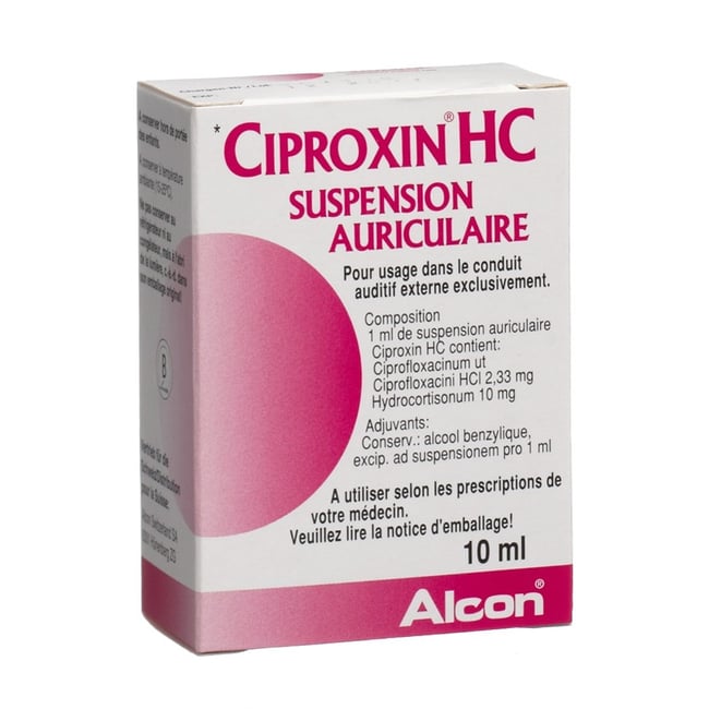 CIPROXINE HC Susp Auric Fl 10 ml | Online bestellen