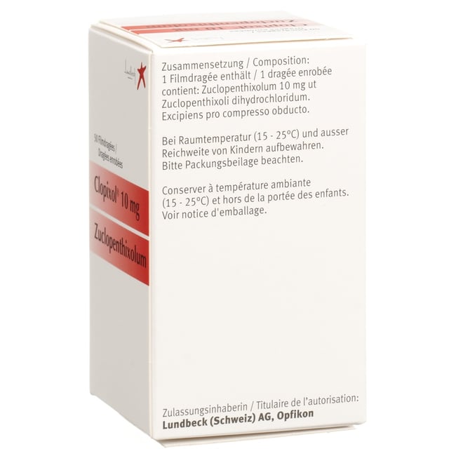 CLOPIXOL cpr pell 10 mg bte 50 pce | Commander en ligne
