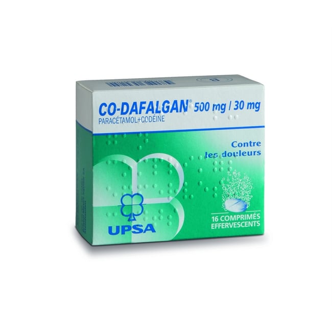 CO-DAFALGAN cpr eff 500/30mg bte 16 pce | Commander en ligne