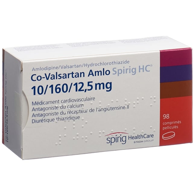 CO VALSARTAN AMLO Amlo Spirig HC Filmtabl 10/160/12.5mg Blist 98 Stk ...