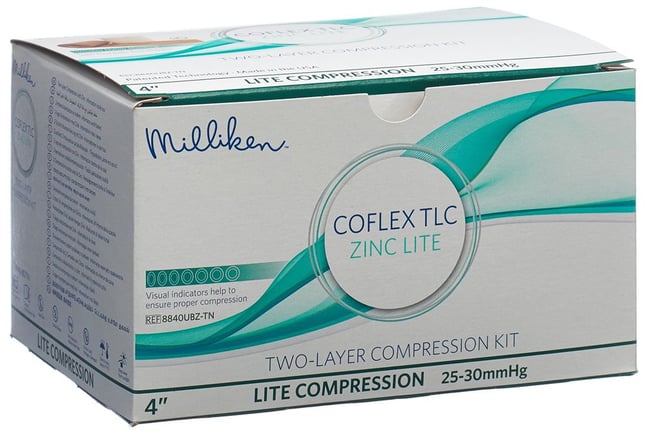COFLEX kit compressions TLC zink lite 10cm 25-30 mmHG sans latex 1 pce ...