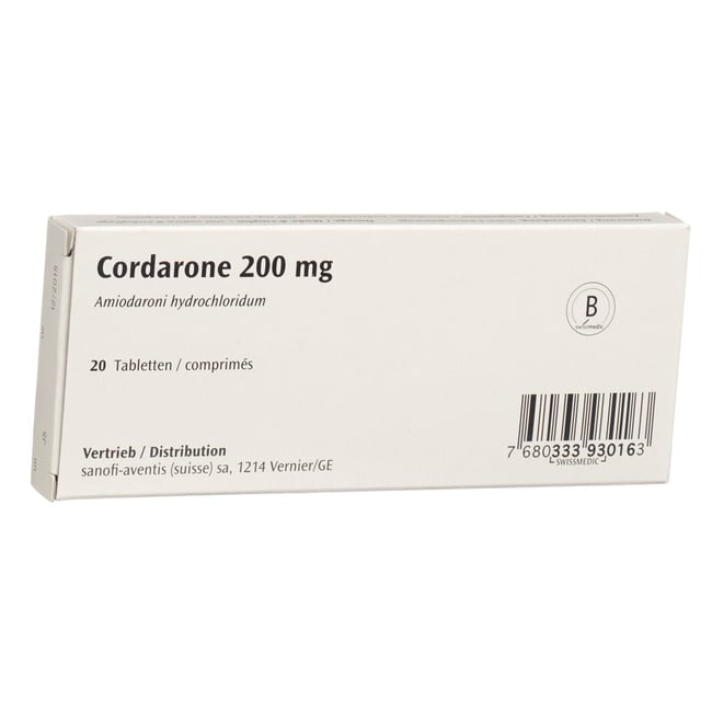 CORDARONE Tabl 200 mg Blist 20 Stk | Online bestellen
