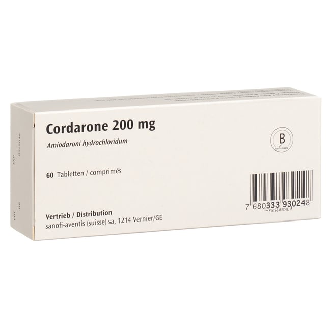 CORDARONE Tabl 200 mg Blist 60 Stk | Online bestellen
