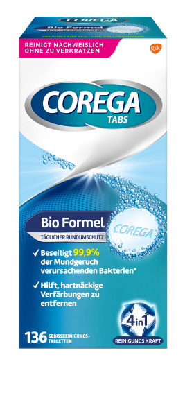COREGA tabs mit Bio Formel 136 pce | Commander en ligne