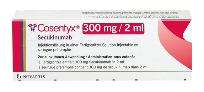 COSENTYX Inj Lös 300 mg/2ml Fertspr 1 Stk | Online bestellen