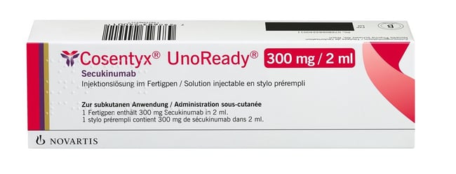 COSENTYX UnoReady sol inj 300 mg/2ml stylo pré 1 pce | Commander en ligne