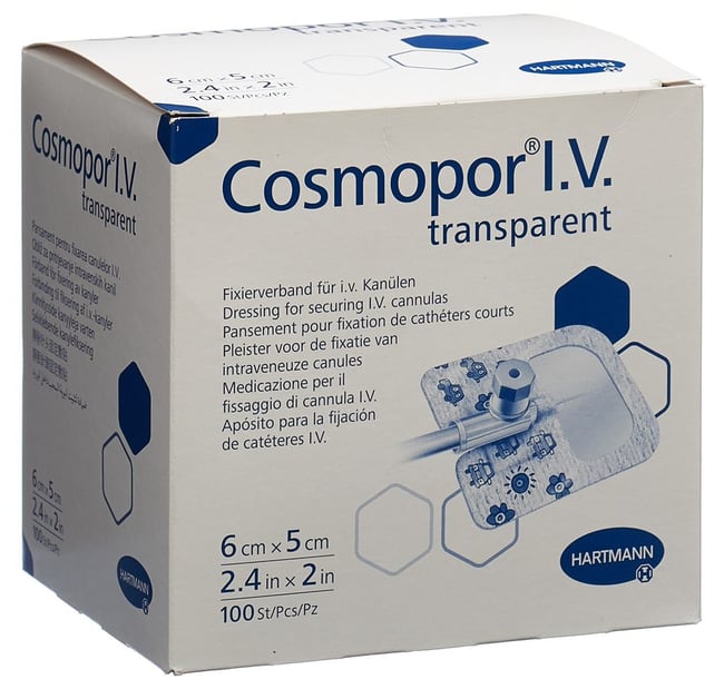 COSMOPOR I.V. 6x5cm transparent 100 Stk | Online bestellen