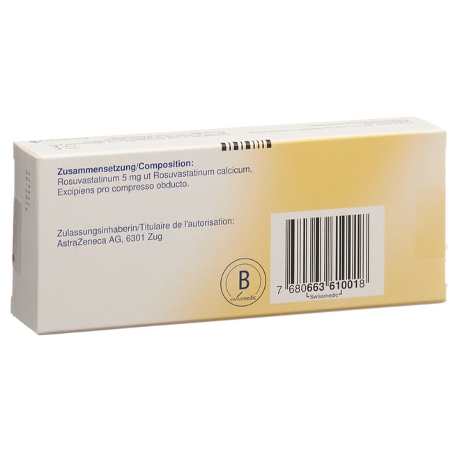 CRESTASTATIN cpr pell 5 mg blist 30 pce | Commander en ligne