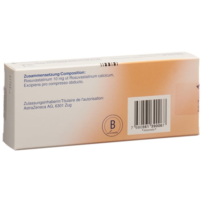 CRESTOR cpr pell 10 mg blist 30 pce | Commander en ligne