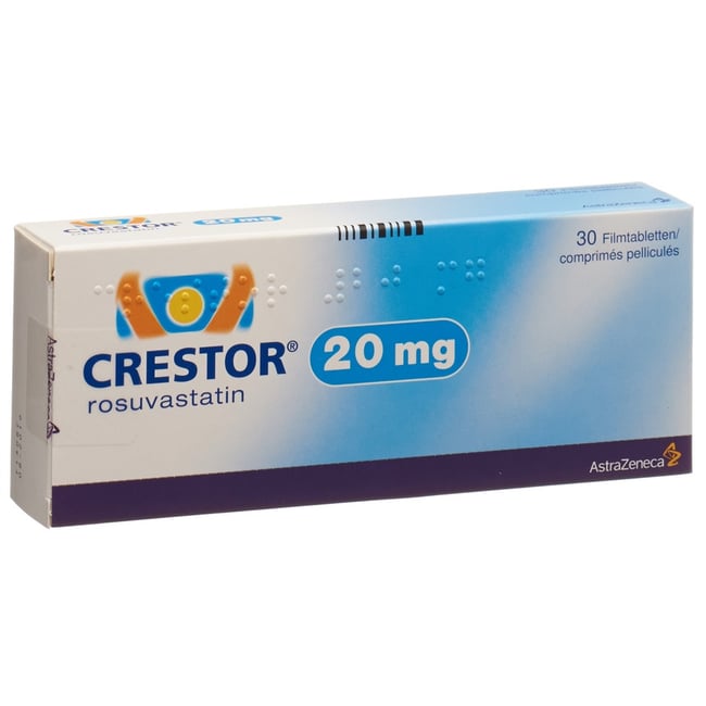 CRESTOR cpr pell 20 mg blist 30 pce | Commander en ligne