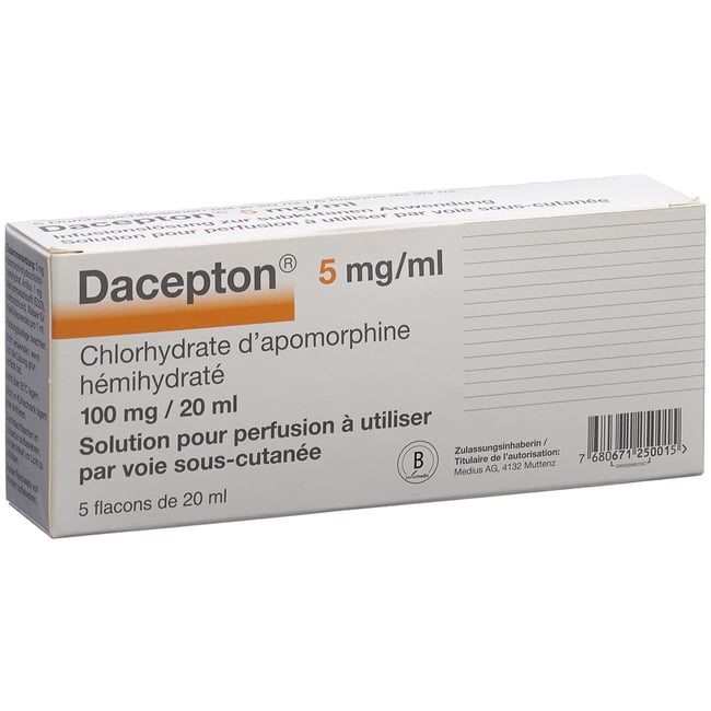 DACEPTON Inf Lös 100 mg/20ml Durchstf 20 ml | Online bestellen