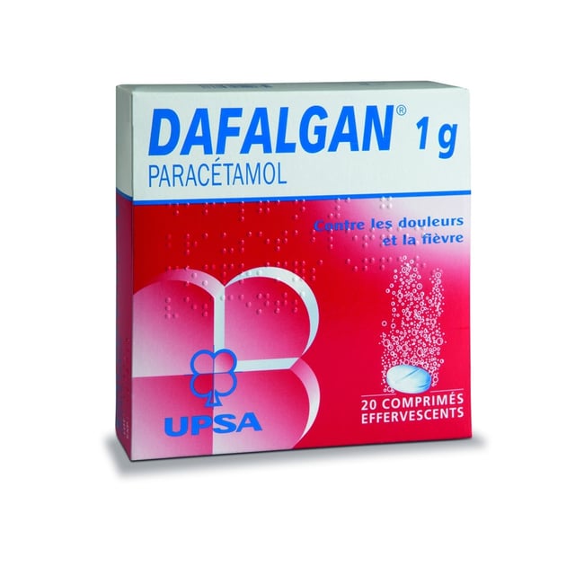 DAFALGAN cpr eff 1 g blist 20 pce | Commander en ligne