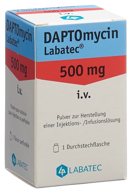 DAPTOMYCINE Labatec Trockensub 500 mg zur Herstellung einer Injektions ...