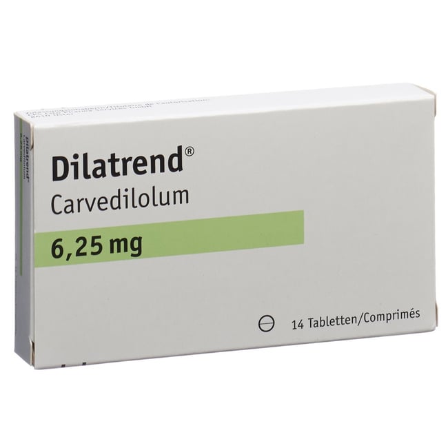 DILATREND Tabl 6.25 mg Blist 14 Stk | Online bestellen