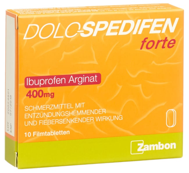 DOLO-SPEDIFEN forte Filmtabl 400 mg Blist 10 Stk | Online bestellen