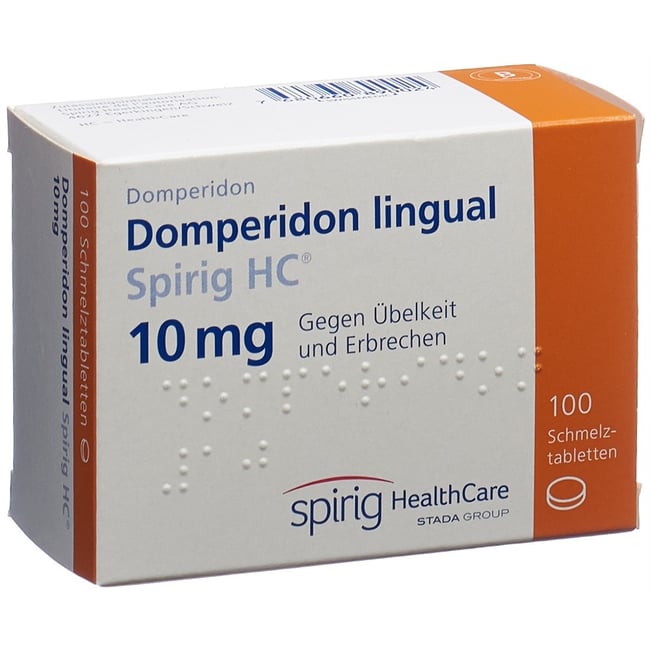 DOMPERIDONE Spirig HC cpr orodisp 10 mg blist 100 pce | Commander en ligne