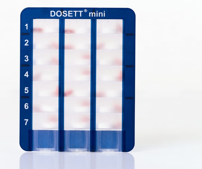 DOSETT Mini cassette dosage 1 pce | Commander en ligne