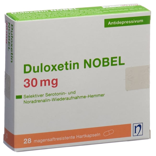 DULOXETINE NOBEL caps 30 mg blist 28 pce | Commander en ligne