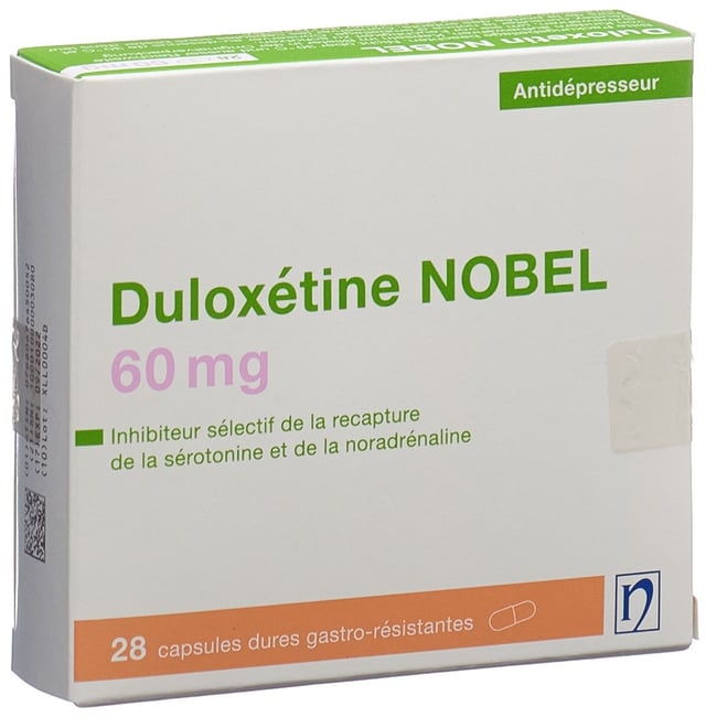DULOXETINE NOBEL caps 60 mg blist 28 pce | Commander en ligne