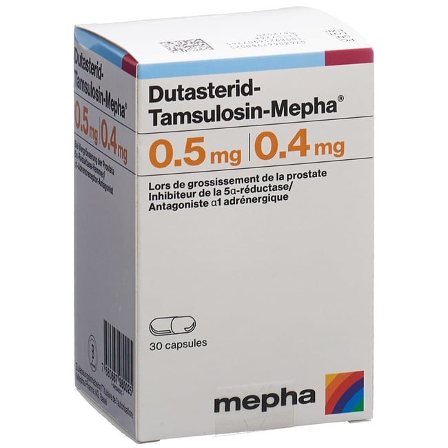 DUTASTERIDE TAMSULOSINE Tamsulosin Mepha caps 0.5/0.4 mg bte 30 pce ...