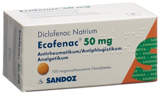 ECOFENAC cpr pell 50 mg blist 100 pce | Commander en ligne