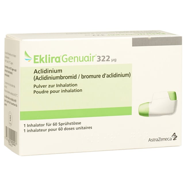 EKLIRA Genuair Inh Plv 60 Dos | Online bestellen