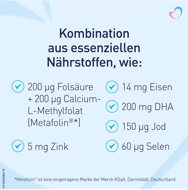 ELEVIT Provital Complex + DHA Kaps Blist 60 Stk | Online bestellen