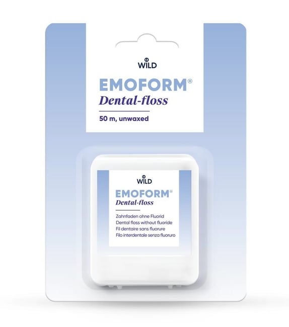 EMOFORM fil dentaire non ciré 50m 1 pce | Commander en ligne