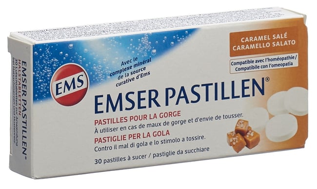 EMSER pastilles caramel salé blist 30 pce | Commander en ligne