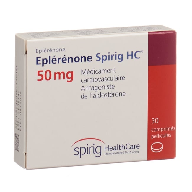 EPLERENONE Spirig HC Filmtabl 50 mg Blist 30 Stk | Online bestellen