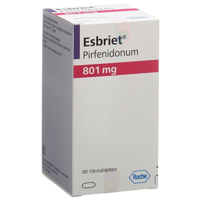 ESBRIET Filmtabl 801 mg Ds 90 Stk | Online bestellen