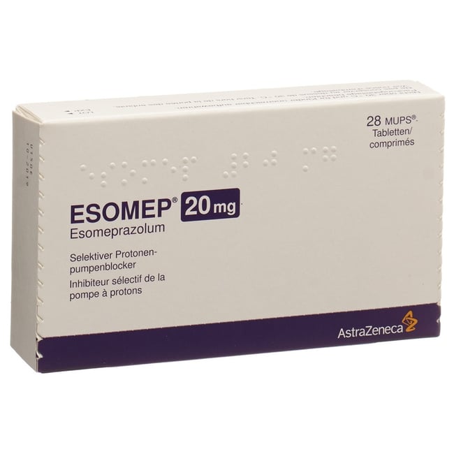 Esomep MUPS Tabl 20 mg Blist 28 Stk | Online bestellen