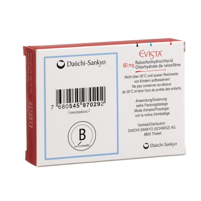 EVISTA Filmtabl 60 mg Blist 28 Stk | Online bestellen