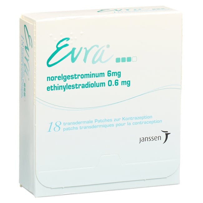 EVRA patchs mat sach 18 pce | Commander en ligne