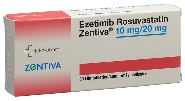 EZETIMIBE ROSUVASTATINE Zentiva cpr pell 10 mg/20 mg blist 30 pce ...