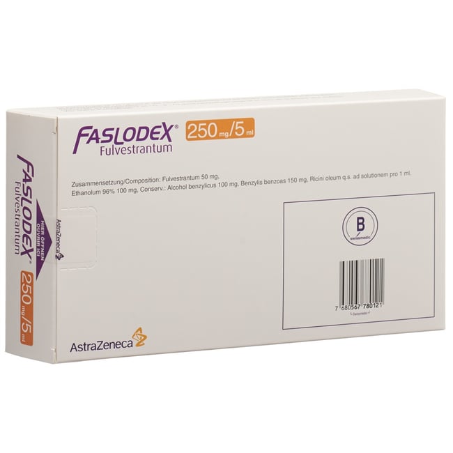FASLODEX Inj Lös 250 mg/5ml Fertspr 5 ml | Online bestellen