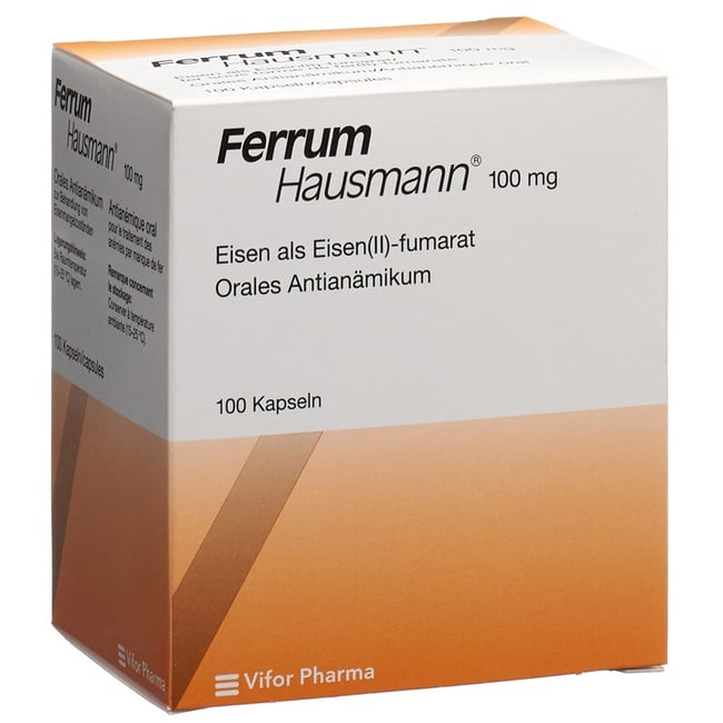 FERRUM Hausmann caps ret 100 mg blist 100 pce | Commander en ligne