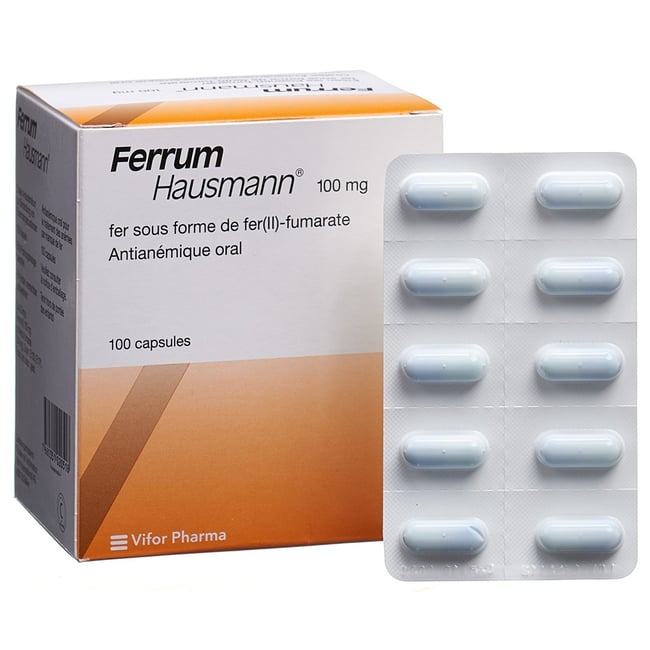 FERRUM Hausmann caps ret 100 mg blist 100 pce | Commander en ligne