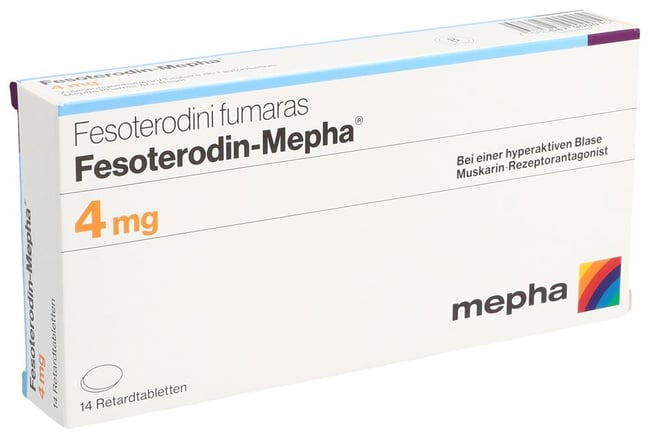 FESOTERODIN Mepha cpr ret 4 mg blist 14 pce | Commander en ligne