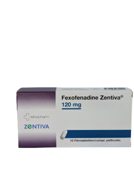FEXOFENADINE Zentiva Filmtabl 120 mg Blist 10 Stk | Online bestellen