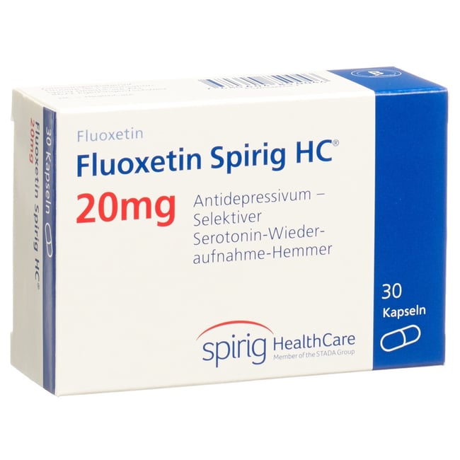 FLUOXETINE Spirig HC caps 20 mg blist 30 pce | Commander en ligne