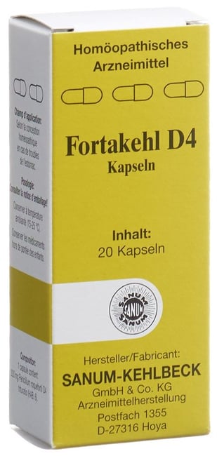 FORTAKEHL Kaps 4 D trituratio Blist 20 Stk | Online bestellen