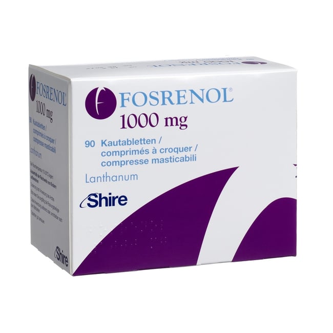 FOSRENOL cpr croquer 1000 mg bte 90 pce | Commander en ligne